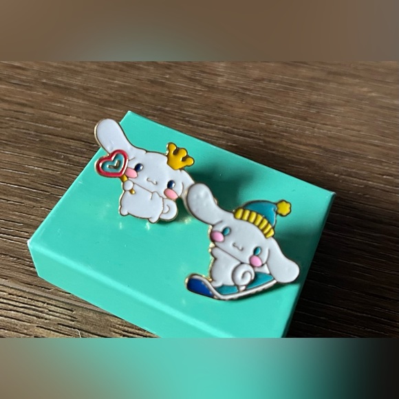 Sanrio | Jewelry | Cinnamorollbrand New Metal Enamel Pin Set | Poshmark